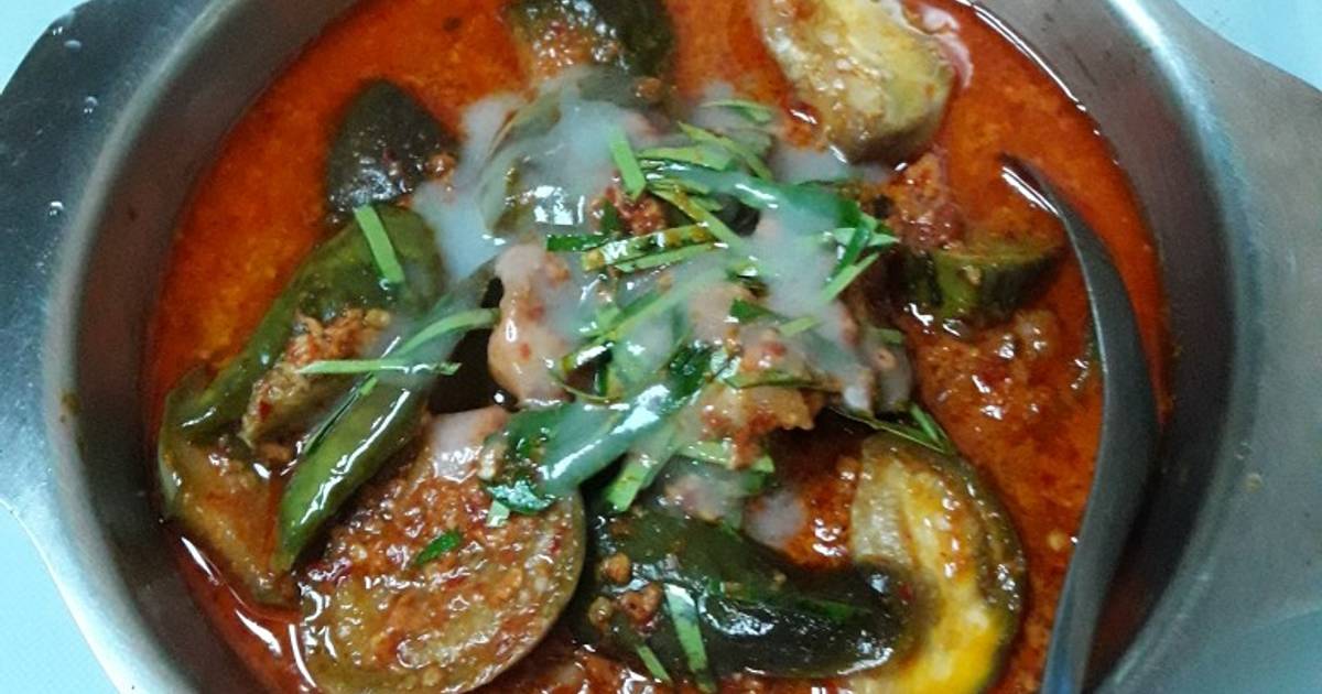 สูตร แกงเผ็ดมะเขือรวมมิตร โดย Kh.Ar - Cookpad