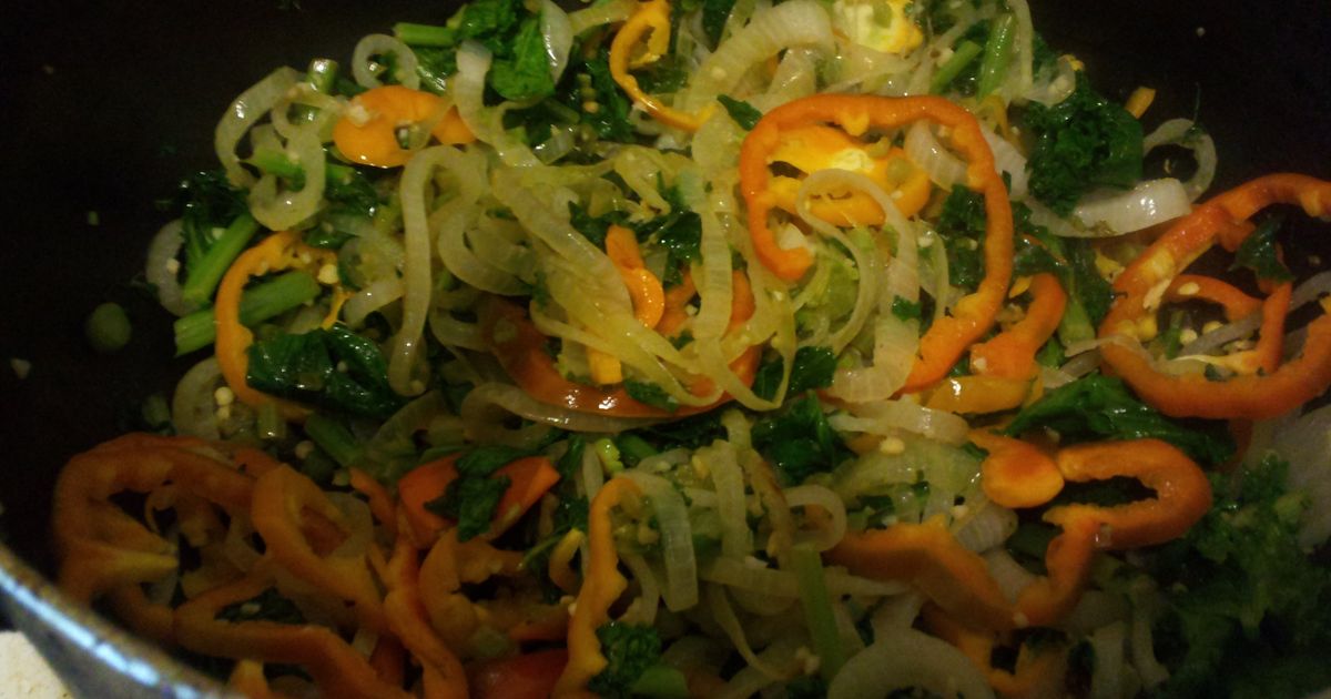 Nfl Halftime Peppered Kale Recipe By Chefrum