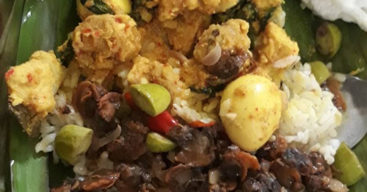 Resep Nasi Bakar Kerang Pete dan Ayam kemangi oleh Marbellsgd - Cookpad