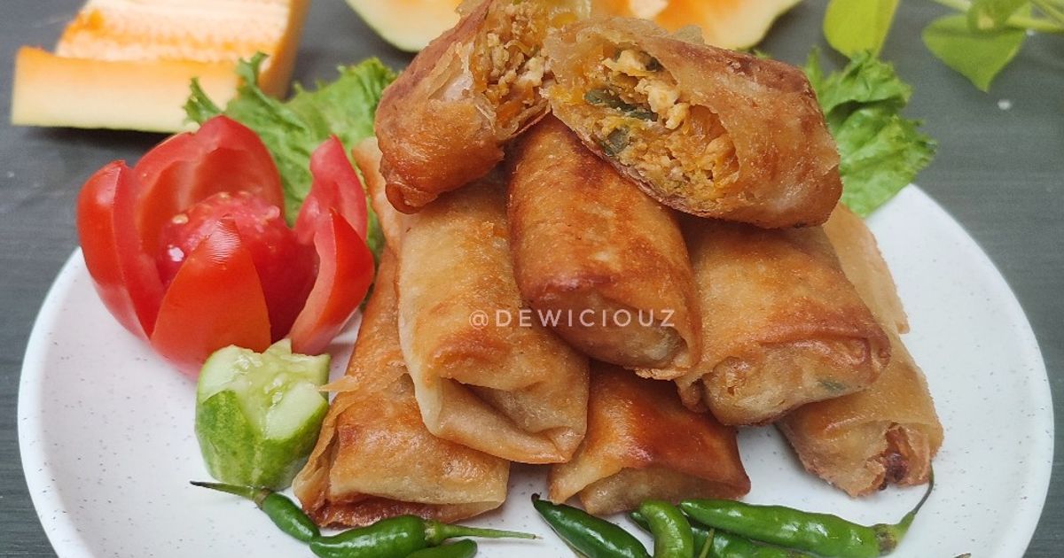 Resep Lumpia Isi Pepaya Muda oleh Dewi Kumala - Cookpad