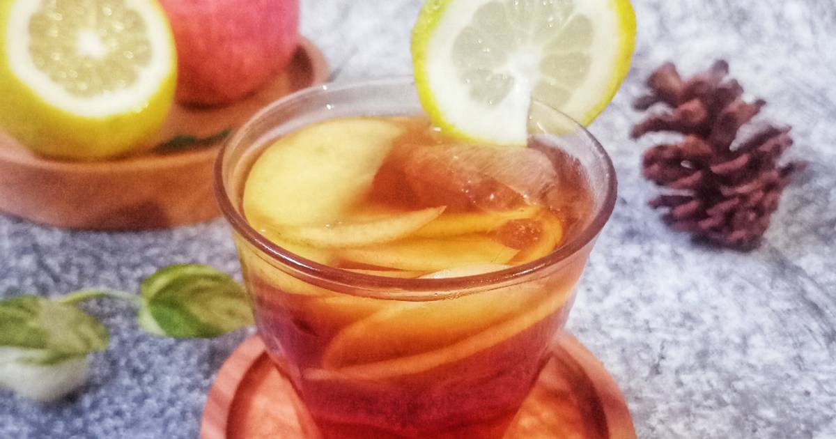Resep Ice Apple Tea oleh Via Vie (Dapur Bunda) - Cookpad