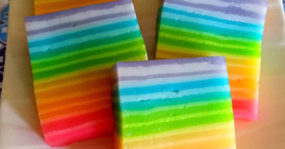 Resep Lapis Rainbow oleh Christi Ans - Cookpad