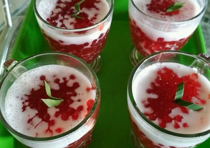 Resep Bubur pacar / mutiara oleh Mamanya Cikal Aqilah - Cookpad