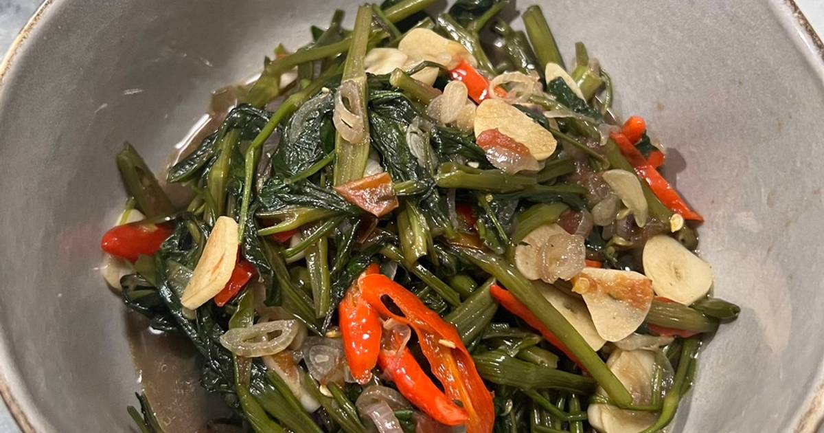 Resep Tumis Kangkung Terasi Simple Oleh Nada Cookpad