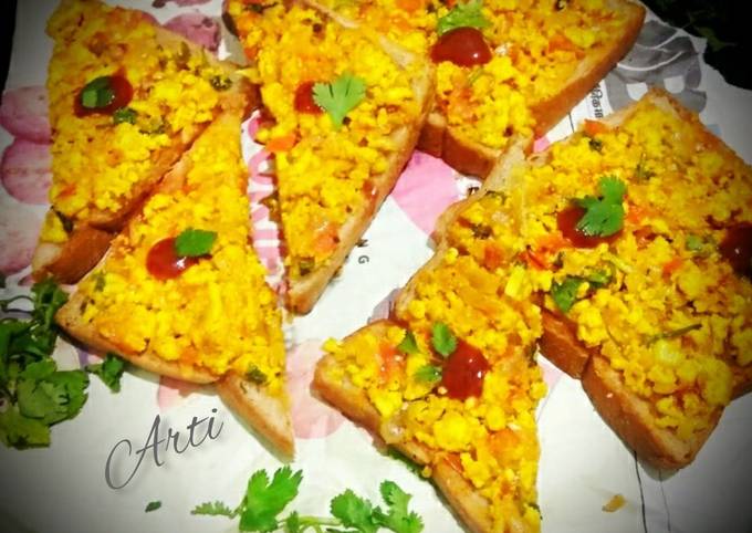 Paneer toast Recipe by Arti Panjwani - Cookpad