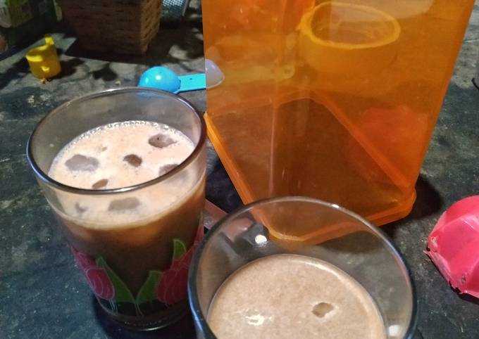 Resep Banana milo milkshake oleh Saluna Mahira - Cookpad