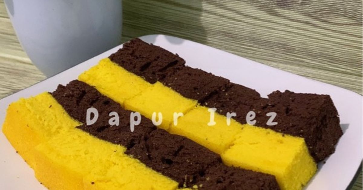 Resep Bolu Lapis Mandarin Kukus oleh Dapur Irez - Cookpad