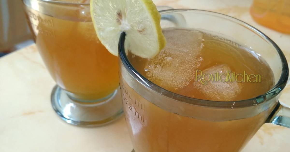 Resep Es lemon tea oleh Rovita Naima - Cookpad