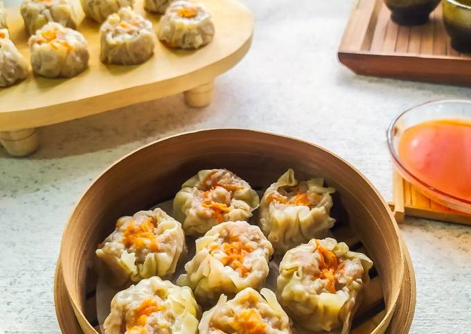 Resep Dimsum wortel ayam oleh laily meilia sari - Cookpad