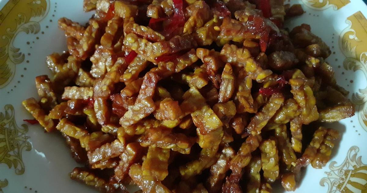 Resep Orek tempe kering manis oleh Bunda Fairel - Cookpad