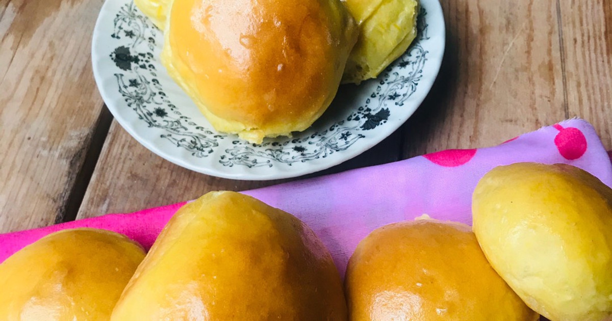 Resep Roti Bun Labu Kuning oleh anif agustina - Cookpad