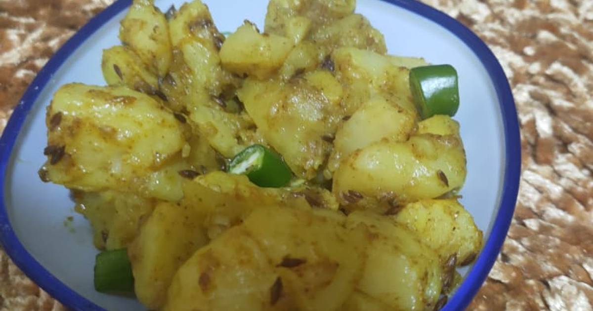 Sukhe aloo Recipe by kannu Nagar - Cookpad