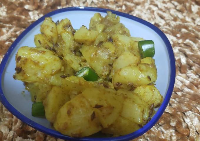Sukhe aloo Recipe by kannu Nagar - Cookpad