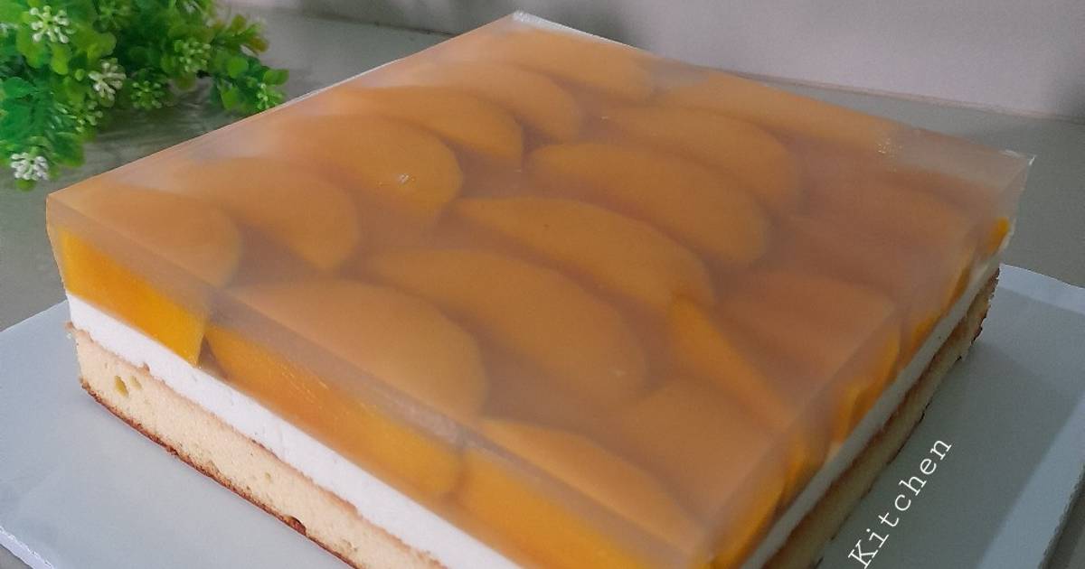 Resep Cake puding mangga / Lapis madona mangga oleh Mommika Kitchen ...