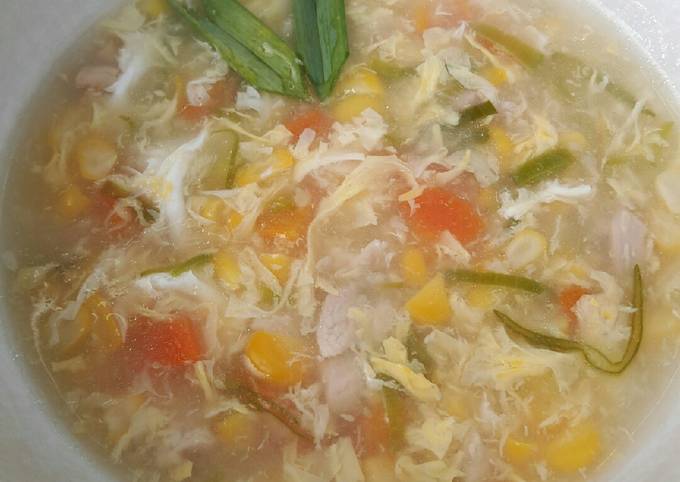 Resep Sup Jagung Ayam Oleh Ekha Syafitri Cookpad