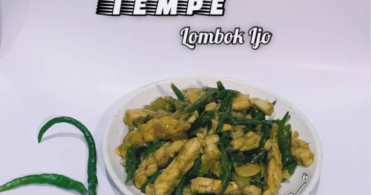 Resep Tempe Lombok ijo oleh Kristin Setiawati 🍳 - Cookpad