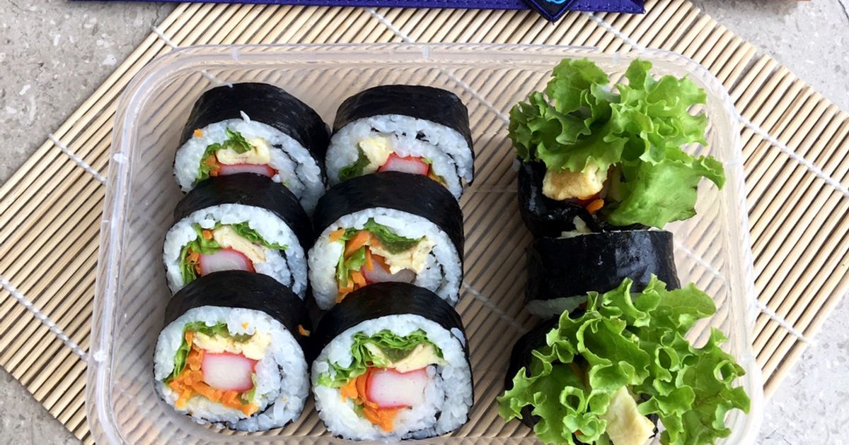 Resep Kimbab Crab Stik Sayuran oleh Rim’s Kitchen - Cookpad