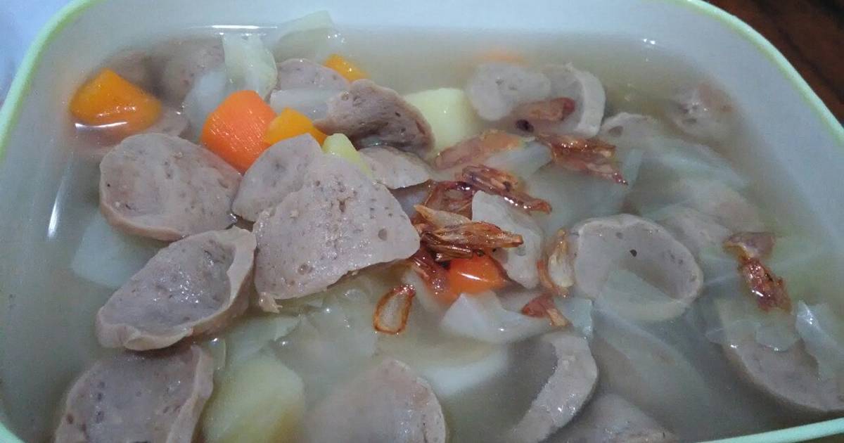 Resep Sop bakso minimalis oleh Vivin Sugiana~LOVIS CAKE - Cookpad