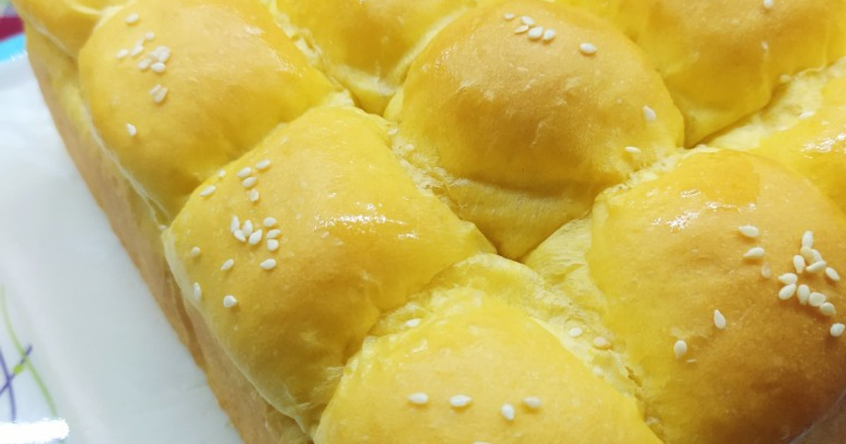Resep 💛 Roti Sobek Labu Kuning~ oleh Rahayu Sulistiorini - Cookpad