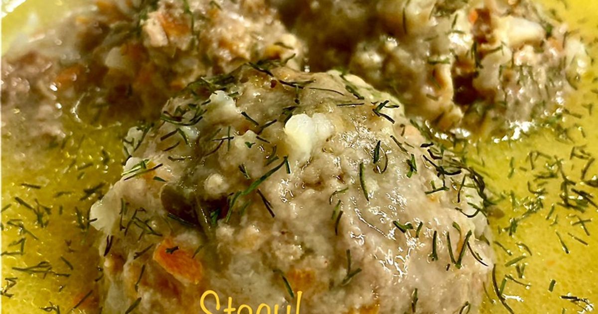 Beautiful Giouvarlakia (Greek Meatball Soup) Recipe By Stacy!