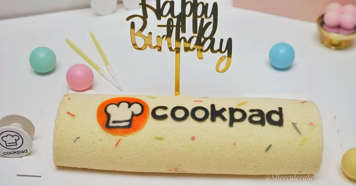 Resep Japanese Deco Roll Cake Cookpad / Bolu Gulung Motif oleh ...