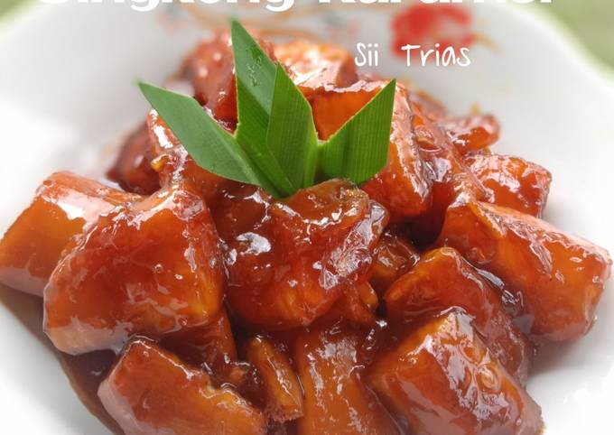 Resep Singkong Karamel oleh Sii Trias - Cookpad