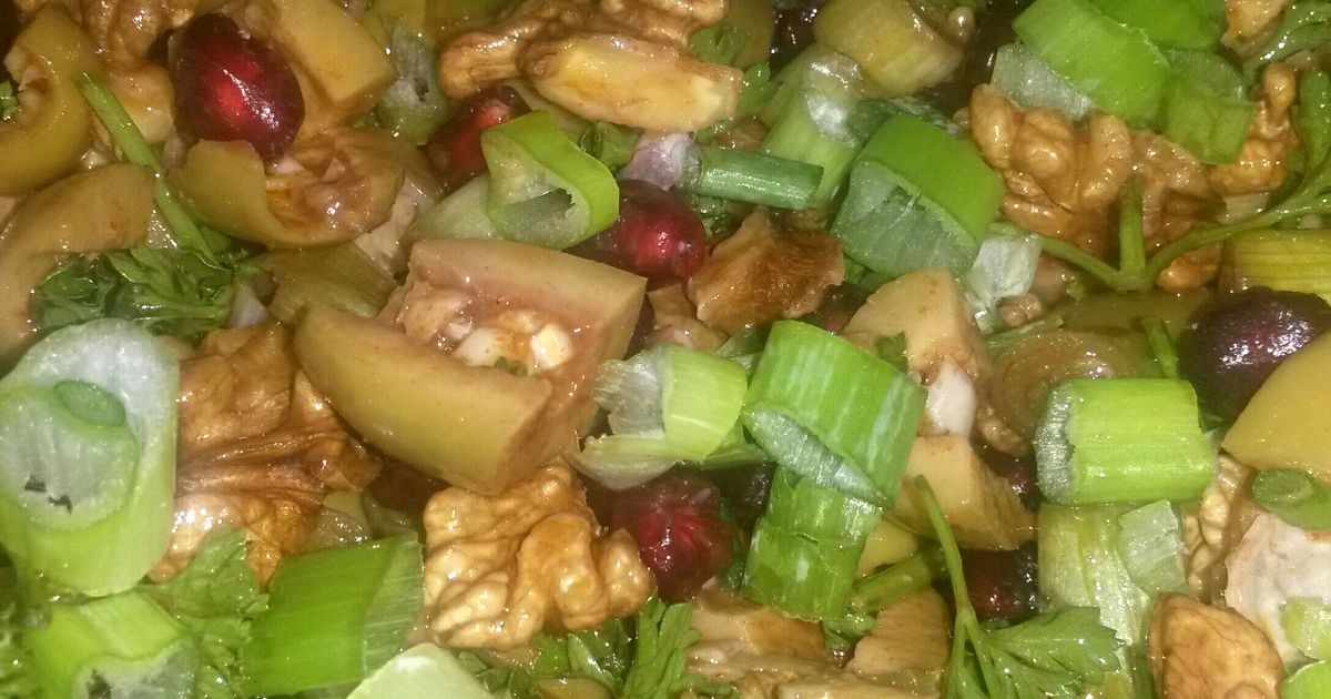 Sig's Scallion And Olive Salad Recipe by Sigrun