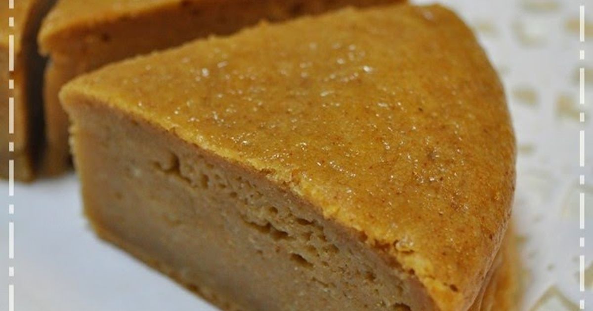 Easy With Pancake Mix Tofu And Roasted Soy Flour Cake Recipe By Cookpad ...