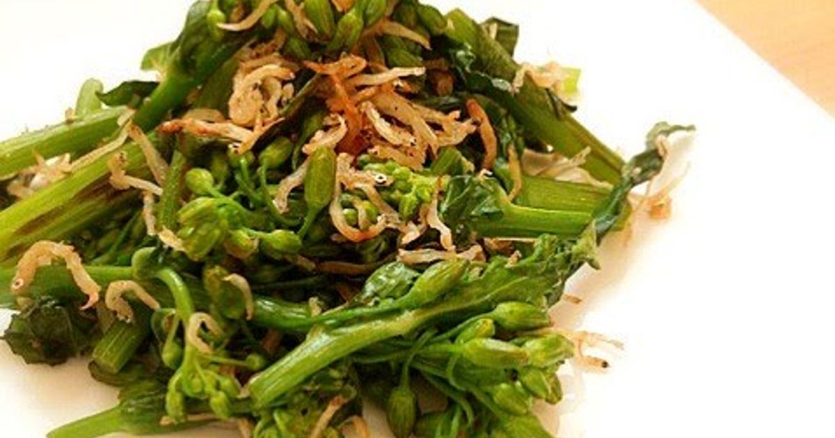 Broccolini And Shirasu Stir Fried With Zesty Lemon Recipe By Cookpad.Japan