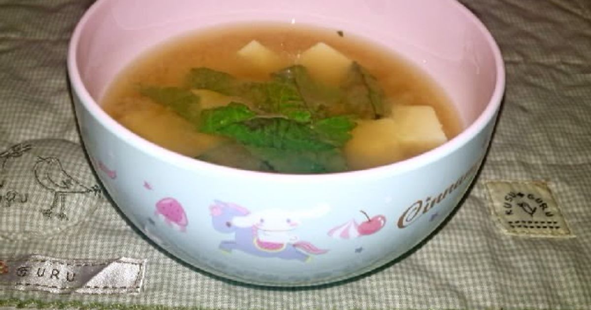 Refreshing Miso Soup With Tofu And Shiso Leaves Recipe By Cookpad.Japan
