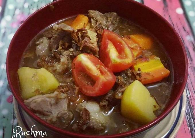 Resep Sop Daging oleh Rachma Nita - Cookpad