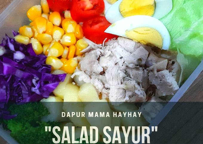 Resep Salad Sayur Simple oleh Yuniar Lusita Febriani Kusmana - Cookpad