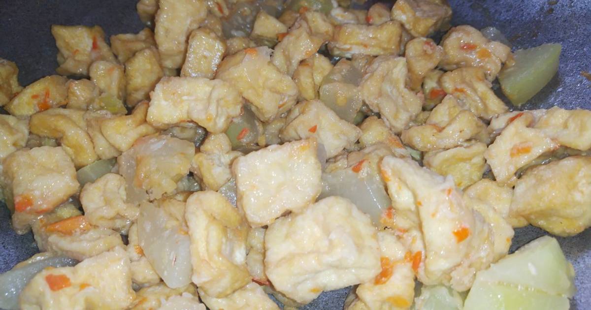 Resep Tumis Tahu Labu Putih oleh Eka Mailina - Cookpad