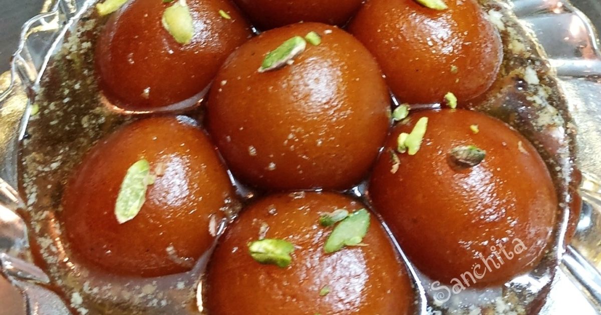 Dry Fruit Stuffed Gulab Jamun Recipe by Sanchita Mittal - Cookpad