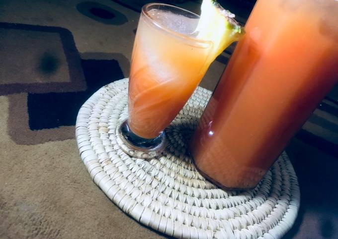 Mixed fruit drink Recipe by Sadyys kitchen - Cookpad