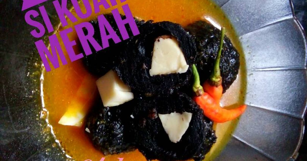 Resep Bakso Hitam Isi Keju Si Kuah Merah (Kuahnya Puedess) oleh Vhee Sn ...