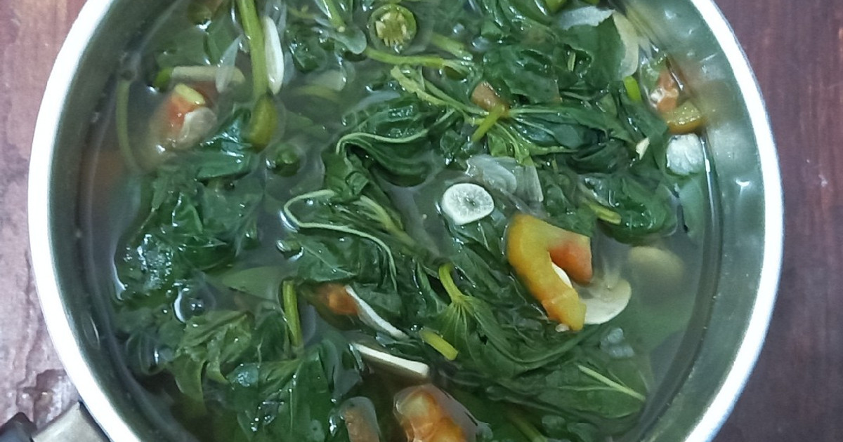 Resep Sayur Bening Lengguk/Daun Ketela oleh Eksperimen Kuy! - Cookpad