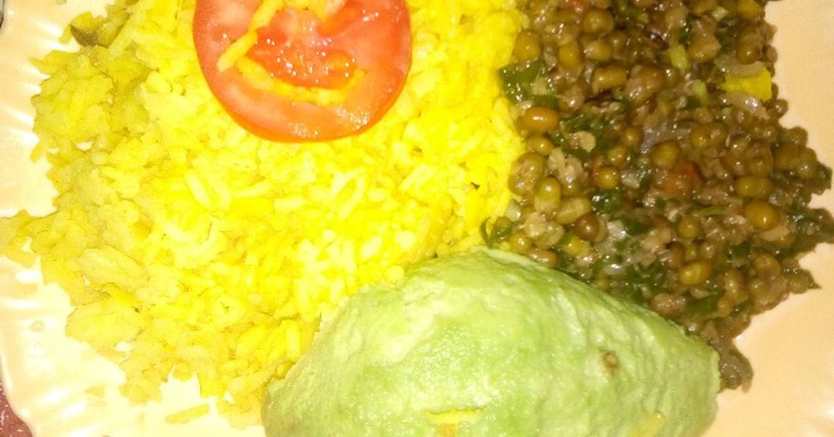 Tumeric rice with Dengu Recipe by Rachel - Cookpad