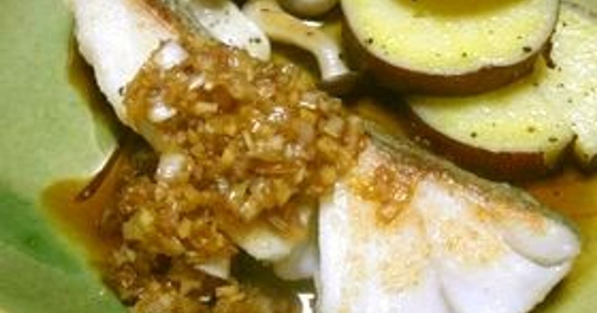 Pan Fried Cod With Leek Sauce Recipe By Cookpad.Japan