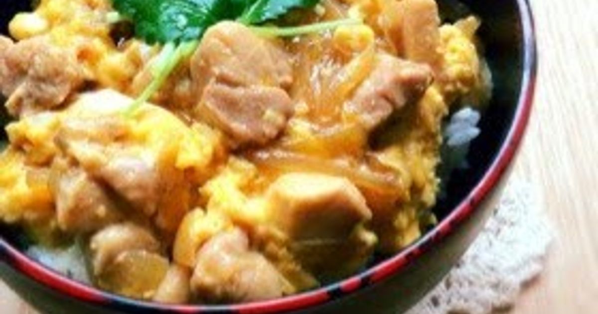 Chicken Egg Donburi Home Recipes - Cookpad