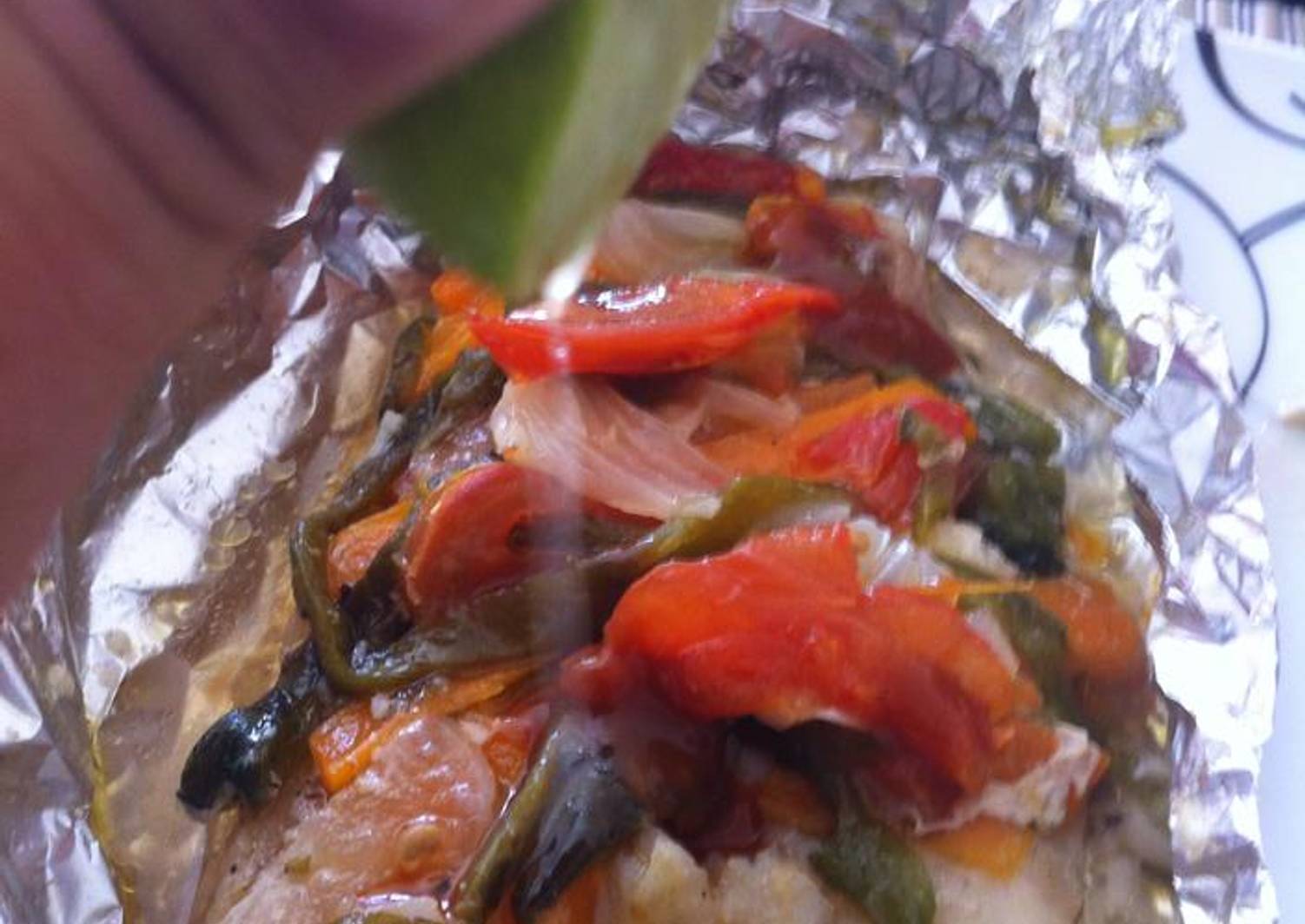 Pescado empapelado Receta de Berenice Jasso- Cookpad