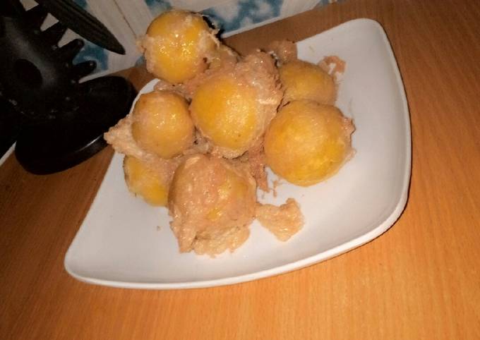 Nigerian yam balls girki daga ELEGANT FOOD & BAKE.NG - Cookpad