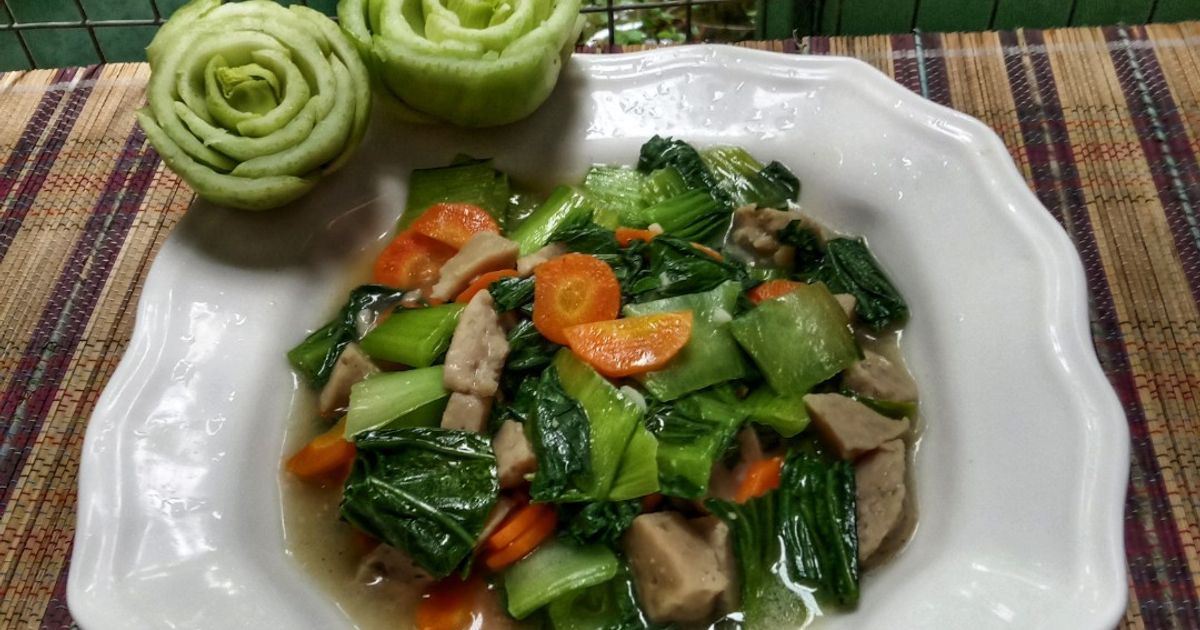 Resep Capcay Pokcoy Wortel Ala Chinese Food oleh Eliya - Cookpad