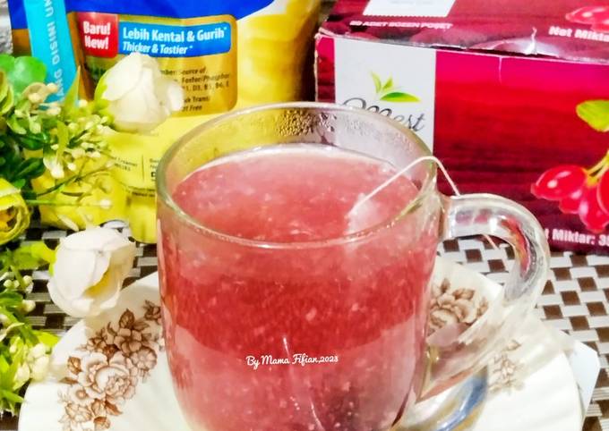 Resep Kusburnu Milk (Teh Mawar Susu) oleh Lanjarsih/Mama Fifian ...