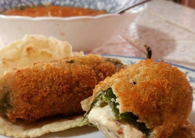 Chiles jalapeños rellenos Receta de Aydee Gtz- Cookpad