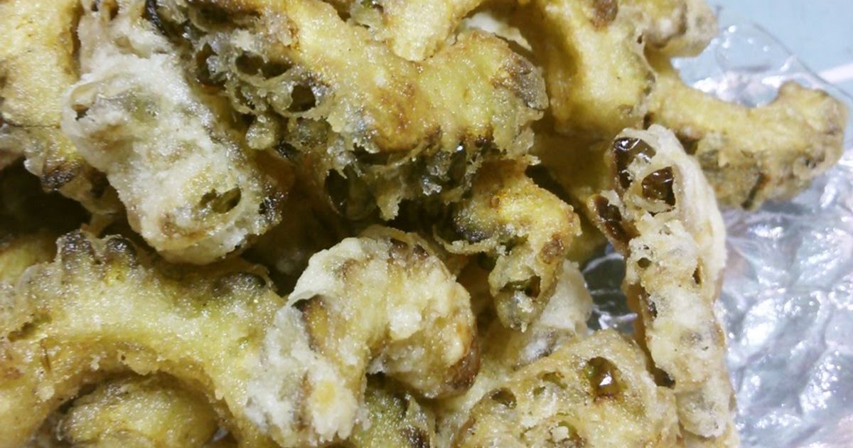 Deep Fried Bitter Melon Seasoned With Garlic & Cheese Recipe by cookpad ...