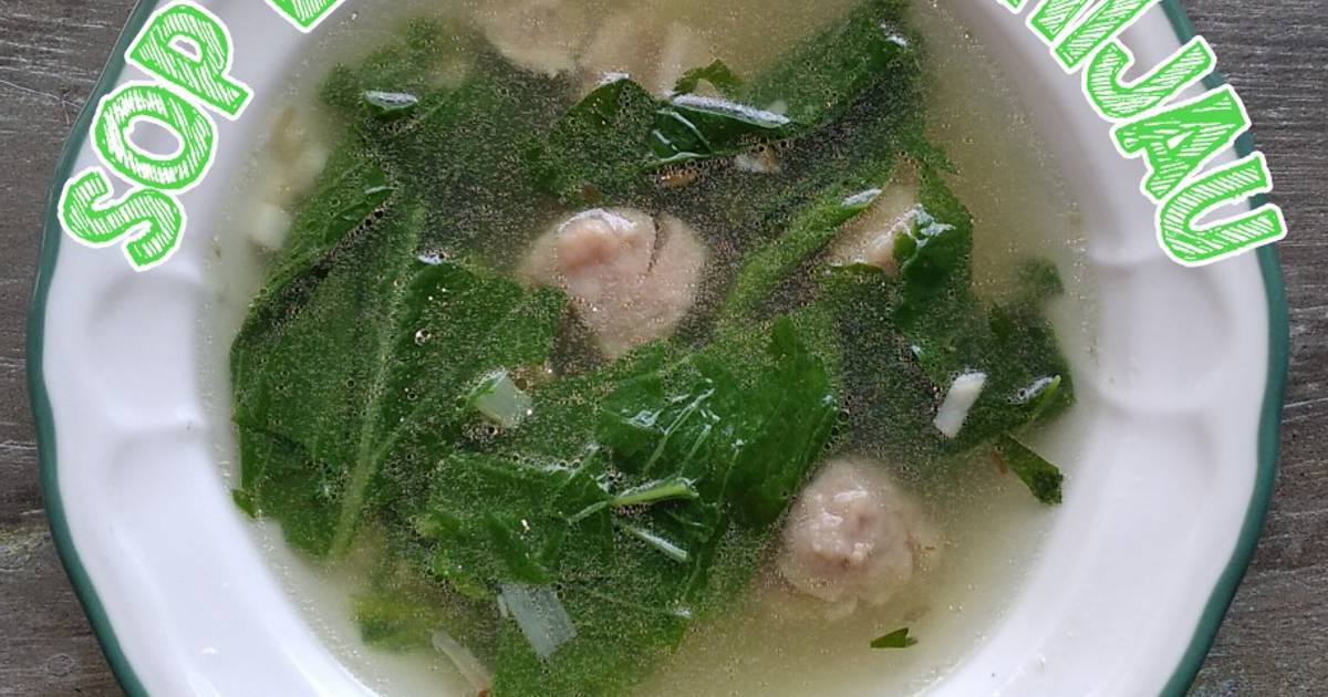 428 resep sup sawi hijau bakso enak dan mudah - Cookpad