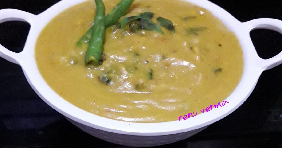 Kacche Aam Ki Kadhi Recipe by Renu Verma - Cookpad