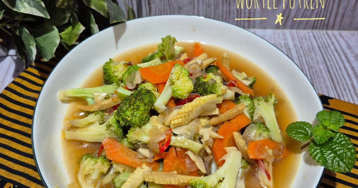 Resep Tumis Brokoli Wortel Putren oleh Sari's Kitchen - Cookpad