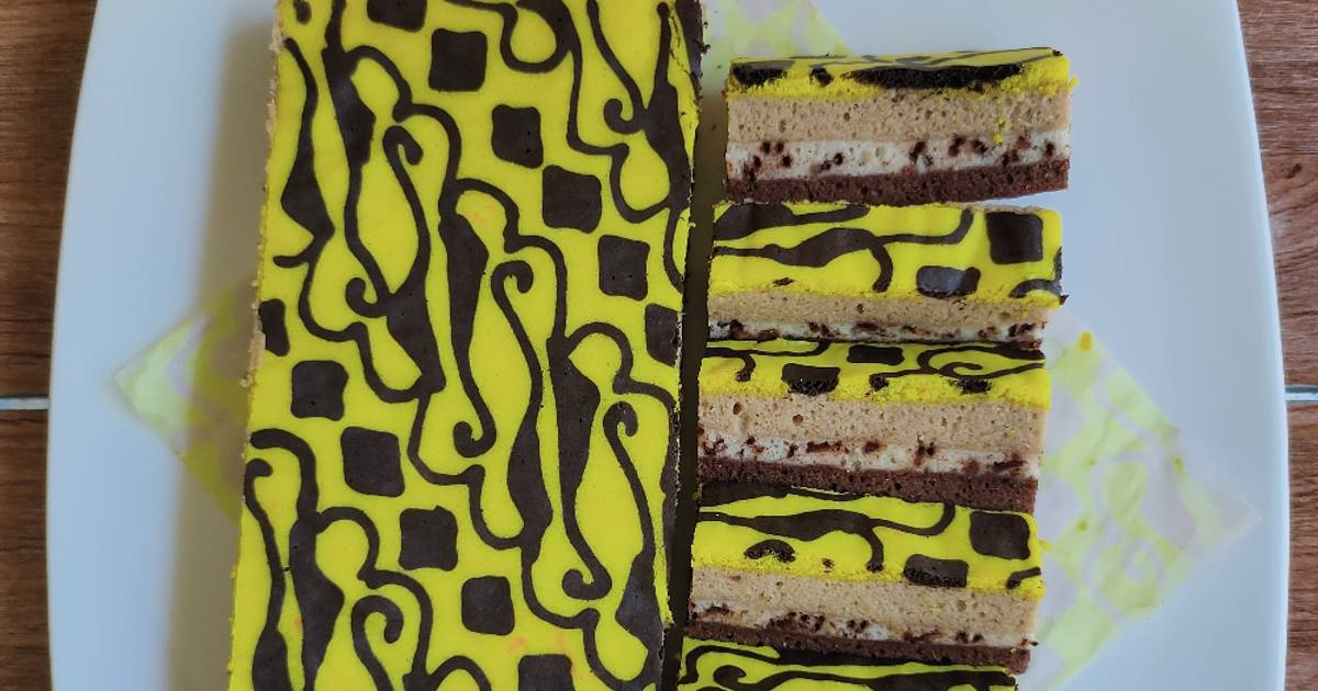 Resep Bolu Batik Trio Choco Mocca oleh DKitchen - Cookpad